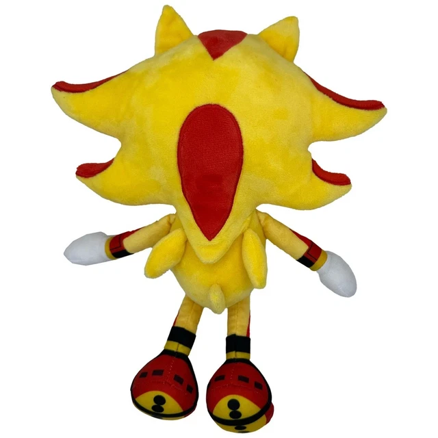 SONIC THE HEDGEHOG Super Shadow Plush Soft Toy Character 30cm ...