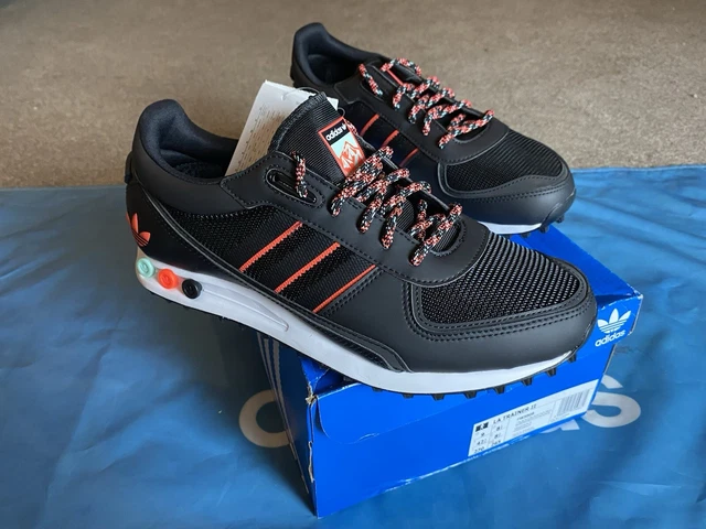 ADIDAS🔥LA TRAINER II🔥SIZE 8.5👟Black👟Fw5808👟New+Box=Bnibwt👟Plugged👟10/10 ...