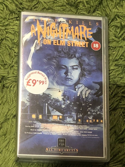 A NIGHTMARE ON Elm Street Original VHS Video 1984 - Retro/Vintage £17.51 - PicClick UK