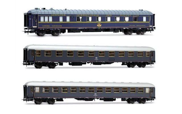 PASSENGER COACH ROLLING Stock 1st 2nd Class Train Model UIC FS 1:87 ...