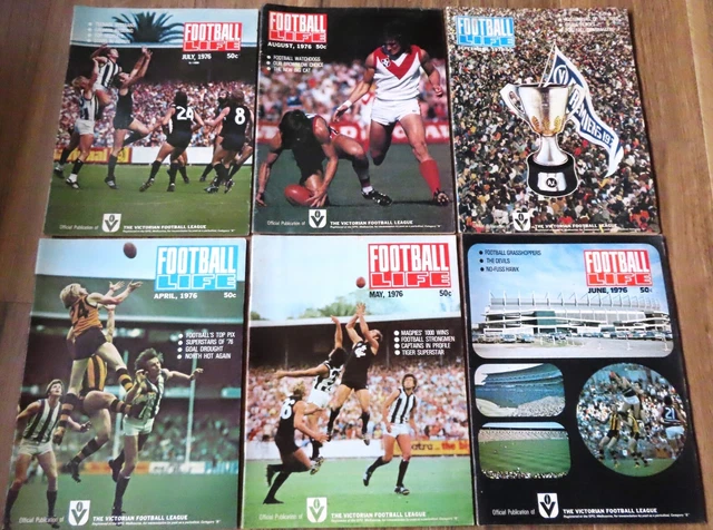 1976 VFL FOOTBALL Life Magazines: PICK-AN-ISSUE (from drop-down list ...
