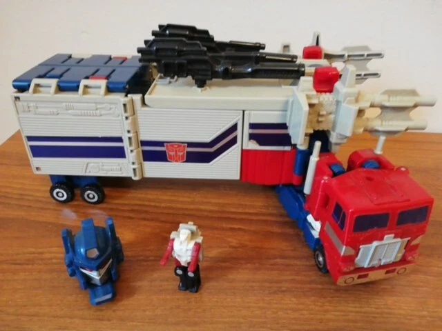 VINTAGE TRANSFORMERS G1 Powermaster Optimus Prime & Hi-Q 1988 EUR 70,27 ...