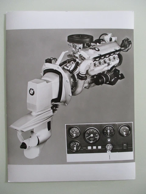 BMW BOOTSMOTOR B 190/B 220 Original Foto Werkfoto Pressefoto Photo 1978 ...
