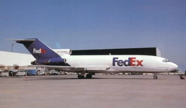 FEDEX FEDERAL EXPRESS Boeing 727-22C N103FE @ Montreal - postcard $7.55 ...