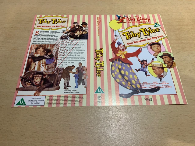 UNFOLDED TOBY TYLER pre cert promo Sleeve Ex Rental Sample Rare ! Beta ...