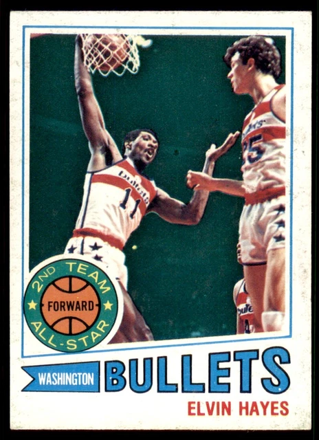 1977-78 TOPPS BASKETBALL Elvin Hayes (A) Washington Bullets #40 EUR 3 ...