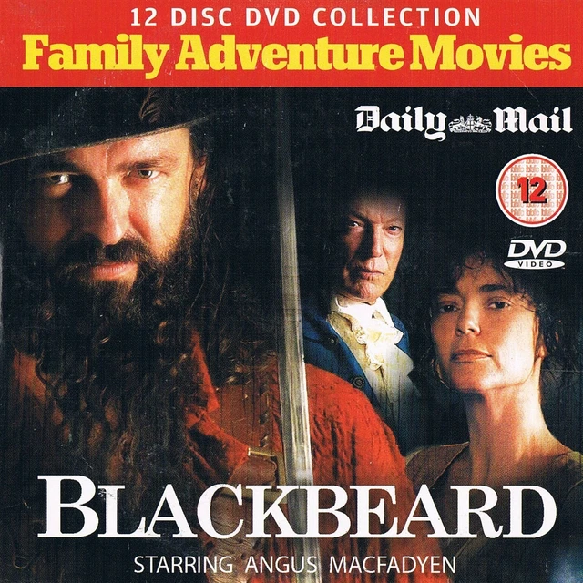 BLACKBEARD - Richard Chamberlain, Angus MacFadyen - DVD - N/Paper DM £1 ...