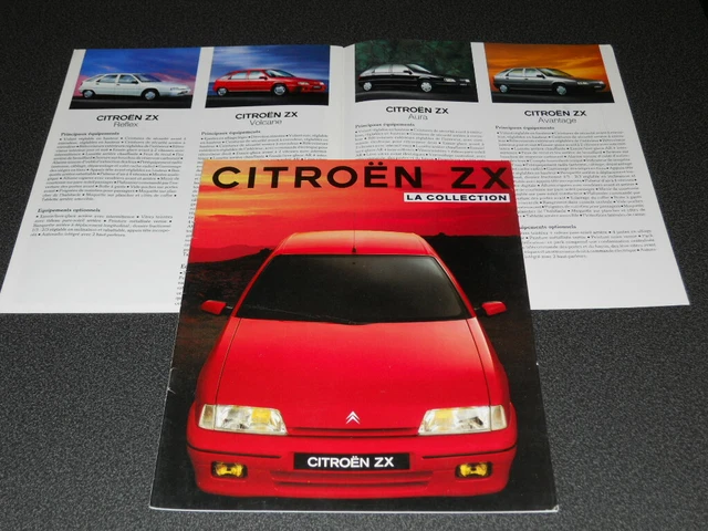 CITROEN ZX COLLECTION brochure catalogue Youngtimer - édition 08/1991 ...
