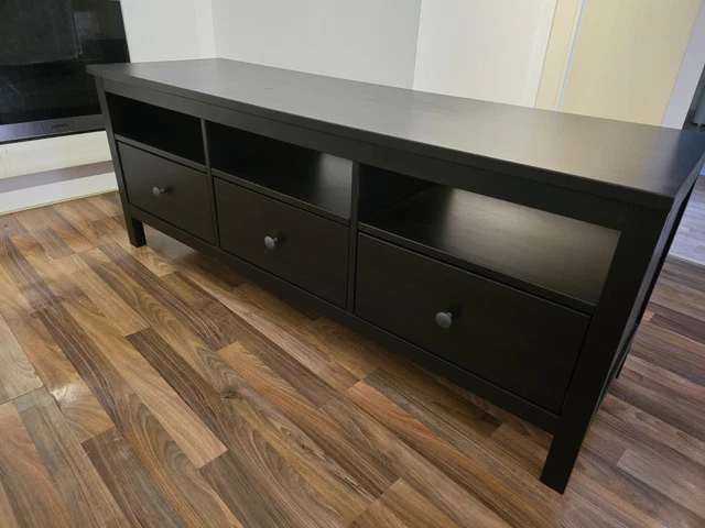 IKEA HEMNES TV bench brown/black £47.52 - PicClick UK