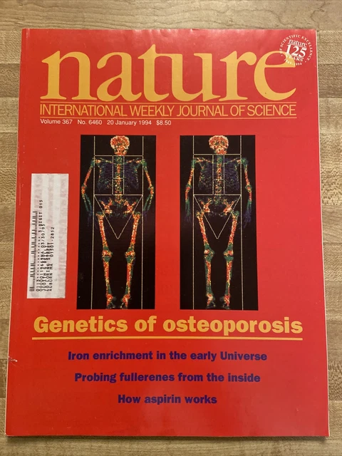 NATURE MAGAZINE JANUARY 20 1994 Genetics of Osteoporosis Probing ...