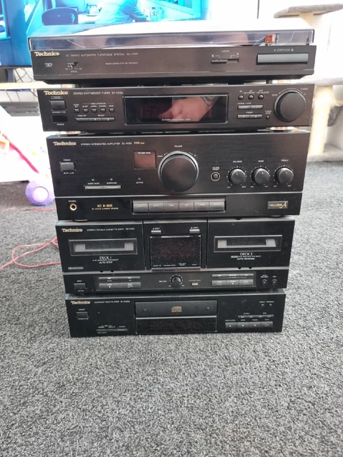 TECHNICS SU-X120 Hifi Stack Turntable Cd cassette radio £260.00 ...
