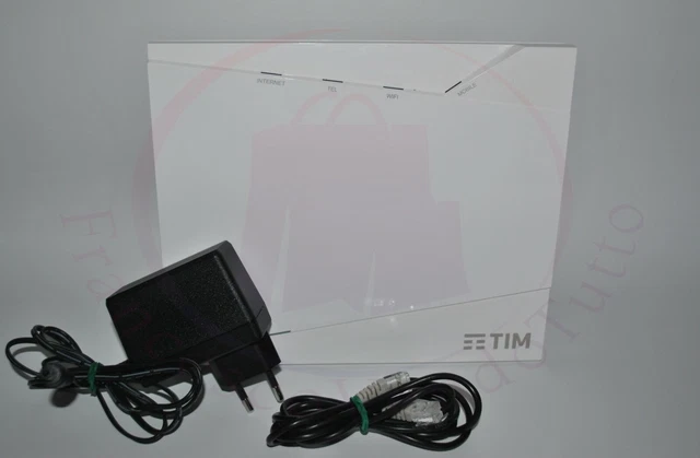 MODEM TIM FIBRA Combo Ag Combo Smart Tim Router Adsl Wifi Alimentatore ...
