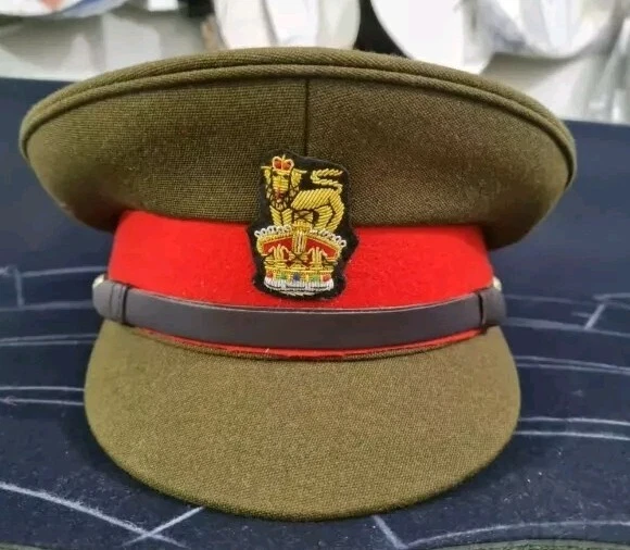 WW2 BRITISH ARMY General Staff Officers Peak Visor Cap Colonel and ...