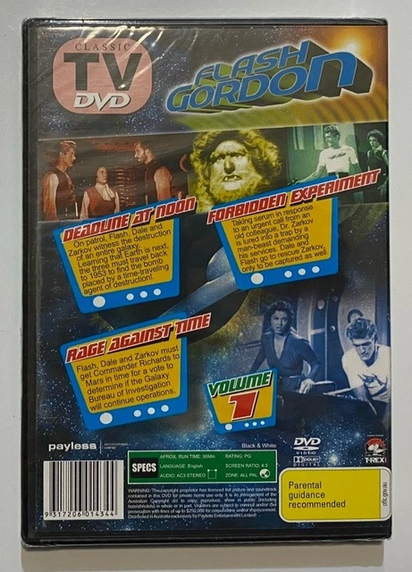 FLASH GORDAN VOLUME 1 DVD The Original 1954 Classic TV Show Series ...