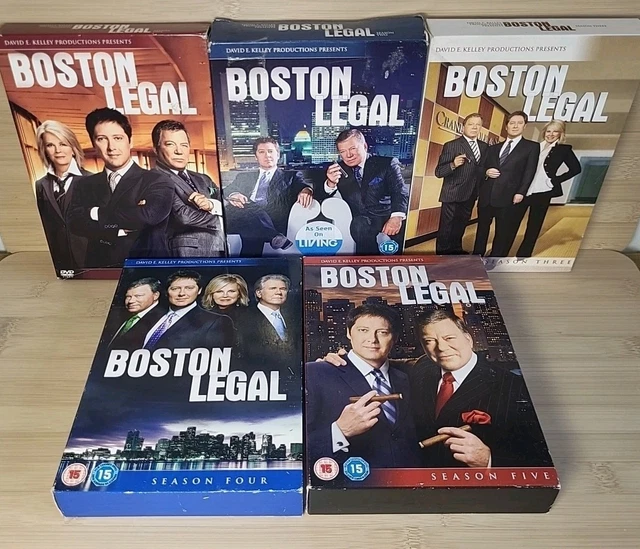 BOSTON LEGAL COMPLETE DVD Boxset Series 1-5 £20.99 - PicClick UK