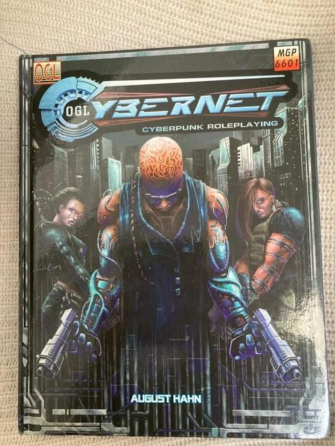 CYBERNET OGL D20 Mongoose Publishing OOP near future roleplaying game ...