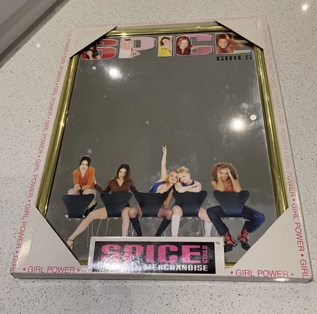 SPICE GIRLS OFFICIAL Merchandise Photo Picture Mirror 1997 - Boxed Unused £37.12 - PicClick UK