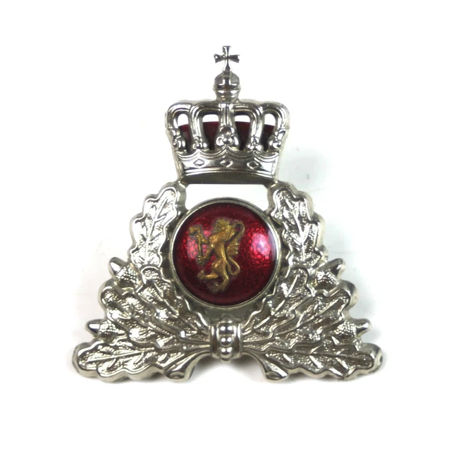 ORIGINAL WW2 ERA Norwegian Army Officer's Cap Badge £50.00 - PicClick UK