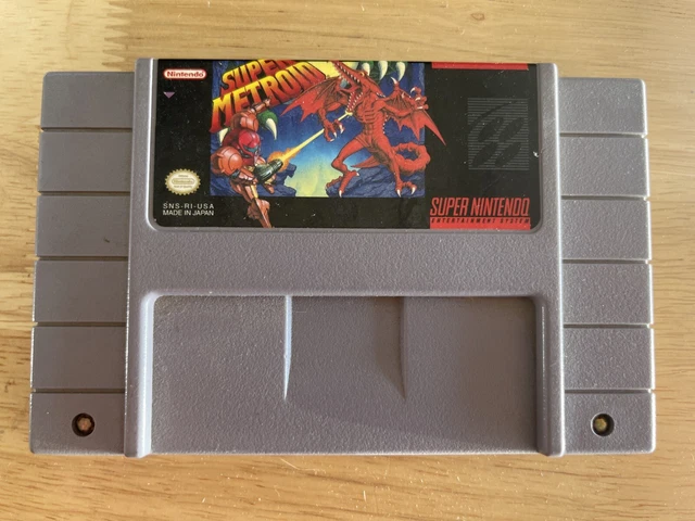 SUPER METROID SUPER Nintendo SNES Original Authentic Genuine Retro ...