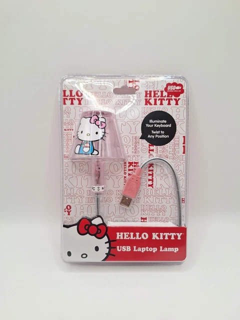 SANRIO HELLO KITTY USB Laptop Lamp Light - Cute Small USB Desktop Light ...