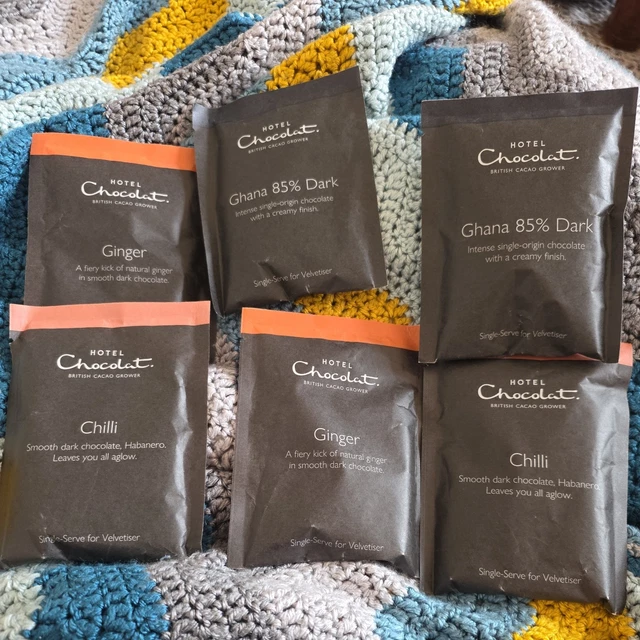 HOTEL CHOCOLAT ~ Hot Chocolate ~ Velvetiser ~ 6 Sachets £8.10 - PicClick UK