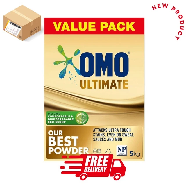 NEW OMO ULTIMATE Laundry Detergent Washing Powder Front and Top Loader ...