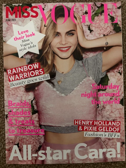 MISS VOGUE MAGAZINE 2013 June - Cara Delevingne £3.31 - PicClick UK