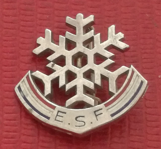 INSIGNE DE SKI ESF DECAT Paris broche médaille flocon EUR 10,00 ...