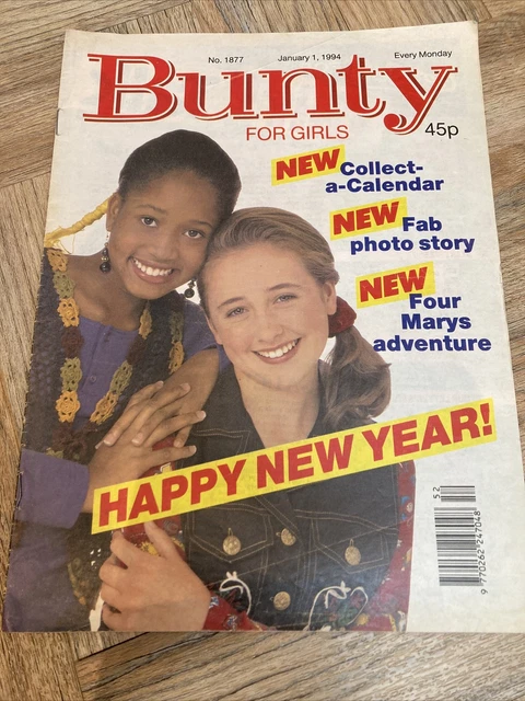 BUNTY FOR GIRLS Magazine No. 1877 1 January 1994 — 2 Unlimited ...