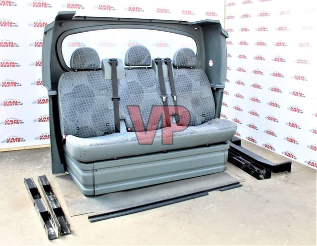 FORD TRANSIT MK7 SWB Rear Triple Seat Bulkhead Crew Cab Conversion ...