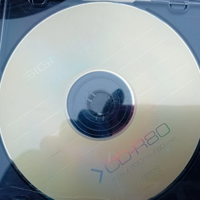 SIGNLEX CD-R RECORDABLE Blank CD / CD-RW Discs 700mb 52x 80min x 6 lot ...