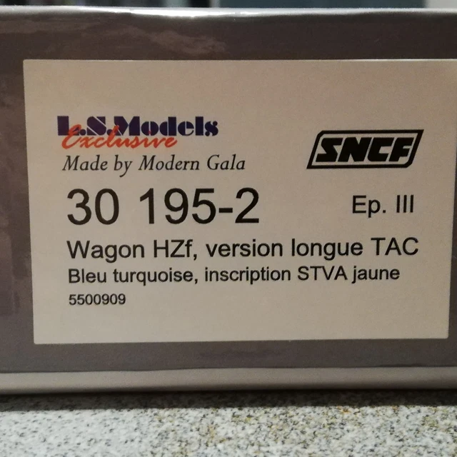 WAGON STVA TAC Ls Models, Neuf En Boîte Ho 30195 2 EUR 60,00 - PicClick FR