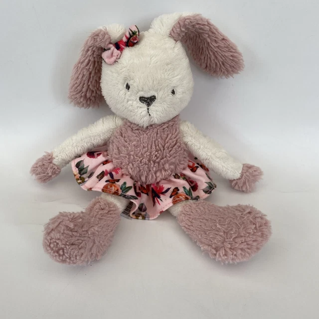 TED BAKER BUNNY Rabbit Soft Toy Cream Pink Floral Skirt Bunny Rabbit £ ...