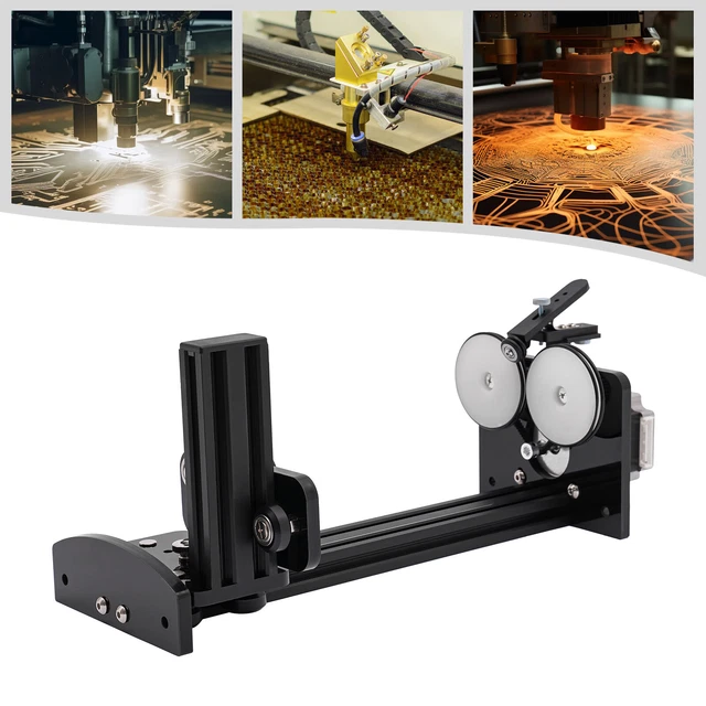 360° ROTARY AXIS Attachment Stepper 57 Motor for Laser Engraving ...