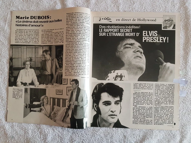 CINE REVUE N°40 1979 Rossella Como Yves Renier E.presley Anna Sten ...