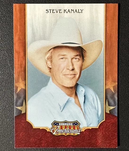#28 CARTE STEVE KANALY 2009 Donruss Americana acteur Dallas dans ...