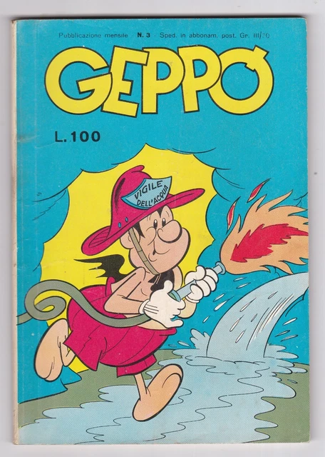 LIBRO FUMETTO GEPPO N.3 1970 Bianconi SCG1 EUR 12,99 - PicClick IT