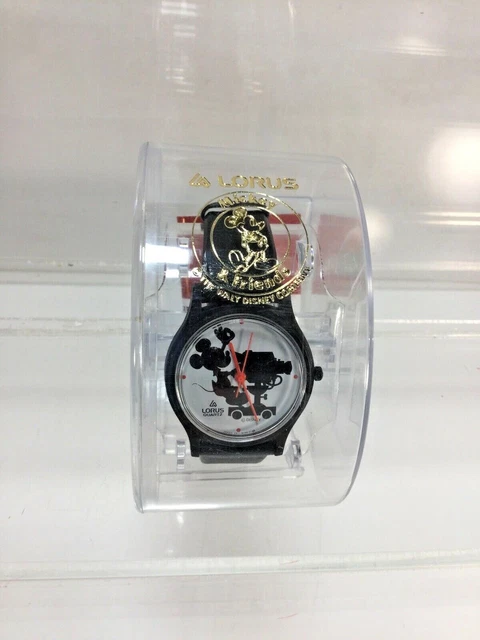 DISNEY MICKEY MOUSE Camera Man Disney Lorus Quartz Watch V511-8010 NEW ...