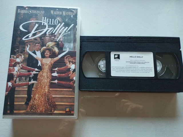 HELLO DOLLY! BARBARA Streisand Walter Matthau - VHS Kassette Tape ...