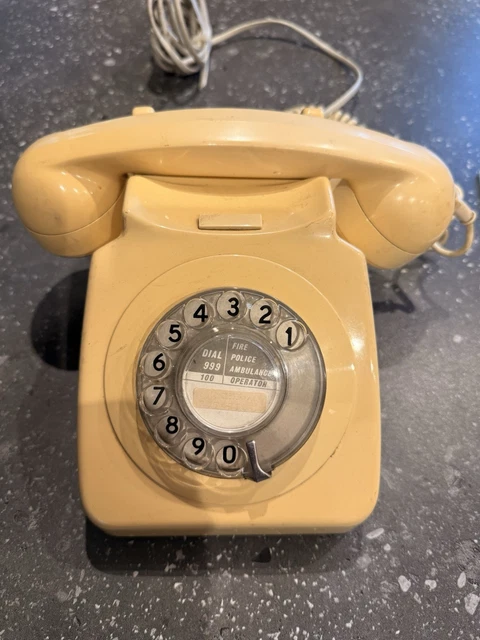 BT ROTARY DIAL Corded Telephone Vintage Cream, Model 8746 £13.57 ...