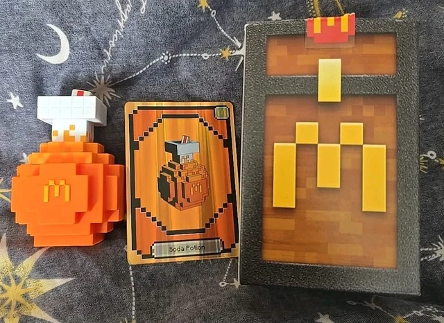MCDONALDS A MINECRAFT Movie Collectibles 2025 - Soda Potion. New Code ...