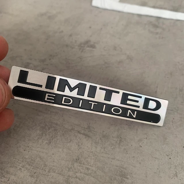 LIMITED EDITION LOGO Metal Emblem Decal Car Trunk Badge Sticker Trim ...