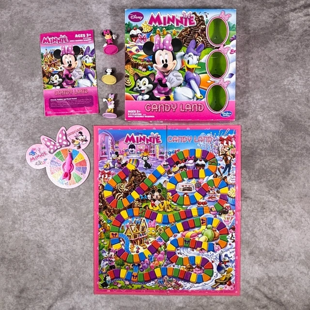 DISNEY MINNIE MOUSE Candy Land Game 2013 Hasbro Board Game Complete $14 ...