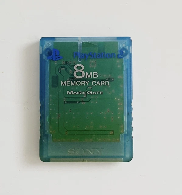 OFFICIAL SONY PS2 Memory Card Magic Gate (Sony PlayStation 2) Blue 8MB ...