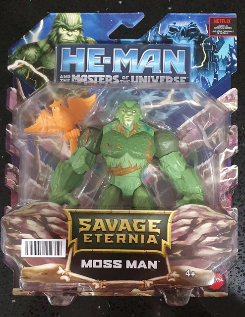 MASTERS OF THE Universe Netflix Savage Eternia MOSS MAN MOTU Mossman ...