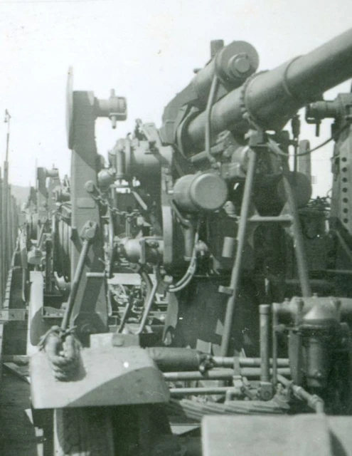 GERMAN 88MM GUN on transport train, WW2, Original Photo $14.95 - PicClick