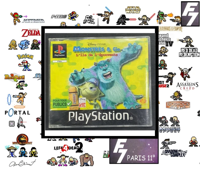 DISNEY PIXAR MONSTERS & Cie L'Ile De L'Érubante SONY PS1 PROMO DISC £31 ...