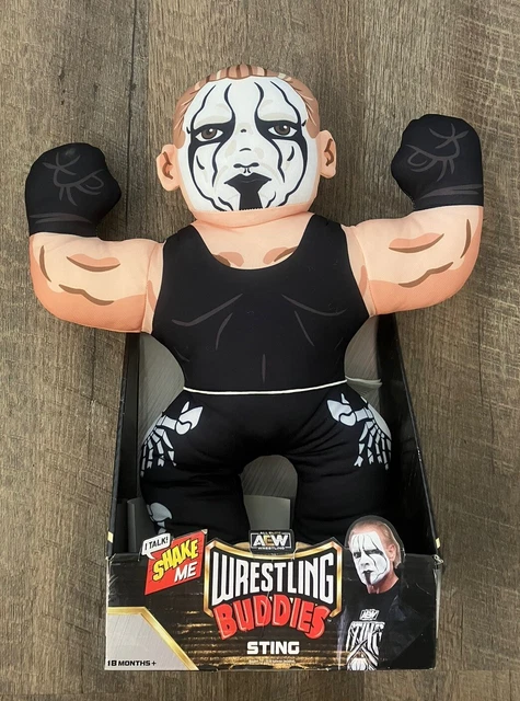 AEW WRESTLING BUDDIES 15” Talking STING Toy Plush Action Figure WWE Wrestler NEW $19.37 ...
