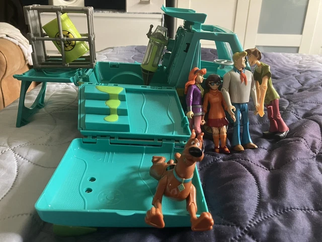 THE MYSTERY MACHINE Scooby Doo Monster Ghost Van Cage Slime Action ...