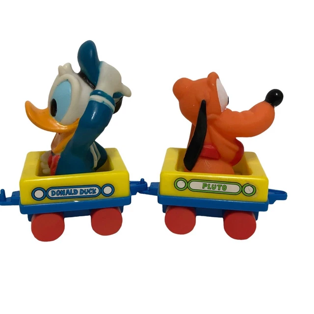 WALT DISNEY DONALD Pluto Replacement Train Kids Toy Plastic Rubber ...